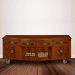 4 All Steel Swivel Plate Caster Wheels Heavy Duty High-Gauge Steel Gray (4" Metal Swivel Caster Gray - No Brake)