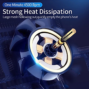 JYXDKD Universal Mobile Phone Radiator Gaming Phone Cooler Adjustable Portable Fan Holder Heat Sink