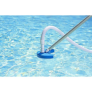 Poolmaster 18508 Curved Vinyl Liner Swimming Pool Vacuum, Essential Collection, Medium, Blue