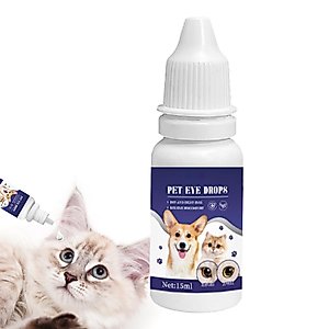 Generic Dogs Eye Drops - 15ml Plant Extract Solution Mild, Instant Relief Soothing Hydration Eye Drops | Multi Uses Swollen Eye Remedy Drops, Eye Wash & Tear Stain Remover for Cat and Dog Eye Care
