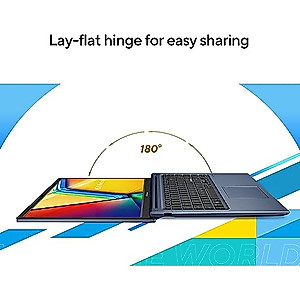 ASUS 2023 Newest Vivobook 15 Laptop, 15.6" Full HD Display, Intel Core i3 1215U Up to 4.4GHz, 16GB RAM, 1TB SSD, Intel UHD Graphics, WiFi, Bluetooth, Business, Windows 11 Home S, Bundle with JAWFOAL