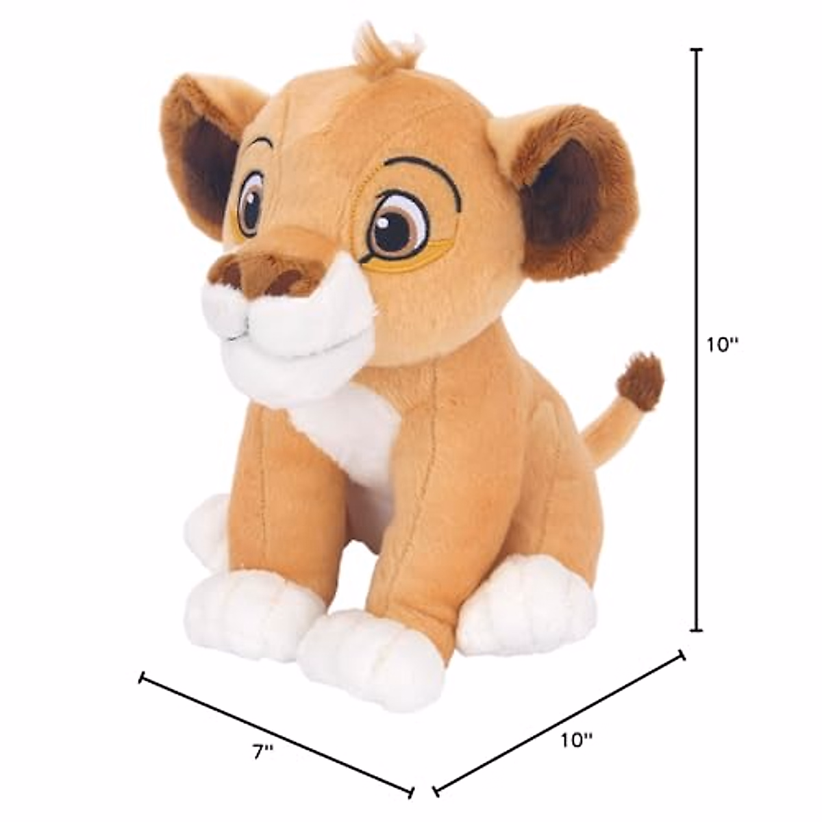 Lambs & Ivy Disney Baby The Lion King Plush Stuffed Animal Toy - Simba