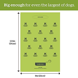Pogi’s Dog Poop Bags Bulk - 60 Unscented Rolls (900 Doggie Poop Bags) - Leak-Proof Dog Waste Bags - Ultra Thick, Extra Large Poop Bags for Dogs