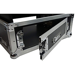 Harmony Audio Case HCM2U DJ Pro Audio 10U Slant Top 4U Vertical Mixer Rack Case New