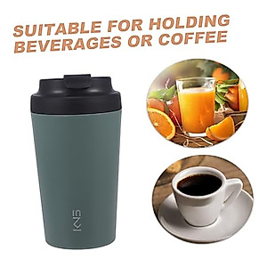 Veemoon Insulated Coffee Tumbler with Leak Lid Travel Coffee Cup for Hot and Cold Drinks Reusable Lined Travel Mug
