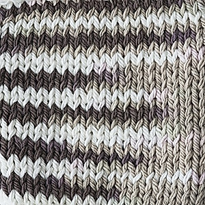 Lily Sugar 'N Cream The Original Ombre Yarn, 2oz, Gauge 4 Medium, 100% Cotton, Brown - Machine Wash & Dry (10200202014)