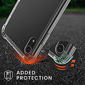 kwmobile Crossbody Case Compatible with Apple iPhone XR Case - Clear TPU Phone Cover w/Lanyard Cord Strap - Dark Red/Transparent