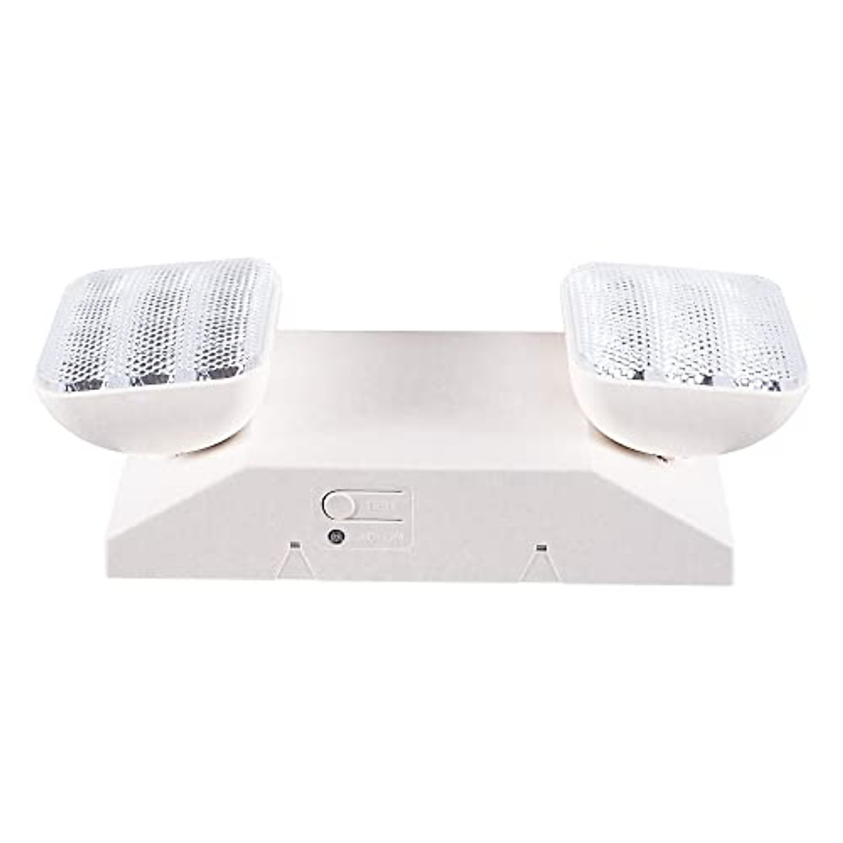 Gruenlich LED Emergency Exit Lighting Fixtures with Two LED Heads and Back-Up Batteries- US Standard Emergency Light, UL 924 Qualified, 120-277 Voltage, 1-Pack