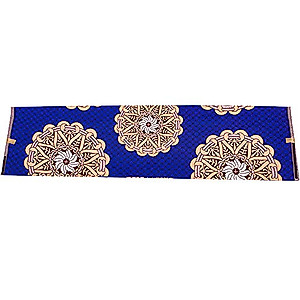 African Polyester Wax Prints Fabric Ankara Real Wax 6 Yards African Fabric for Party Dress FP6393