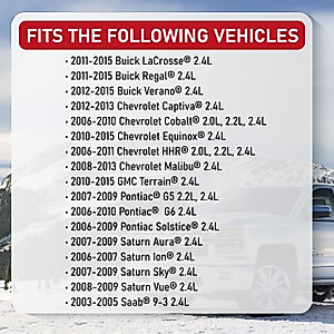 Engine Timing Chain Kit - Compatible with Buick, Chevy, GMC, Pontiac and Saturn - 2.0L, 2.2L, 2.4L - LaCrosse, HHR, Malibu, Terrain, G5, G6, Saab - Replaces 9-4201S, 12680750, 94201SX