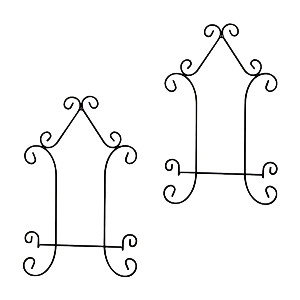 YARNOW 4 Pcs Plate Hangers Plate Holder for Wall Artwork Display Support Canvas Painting Holder Rack Artwork Wall