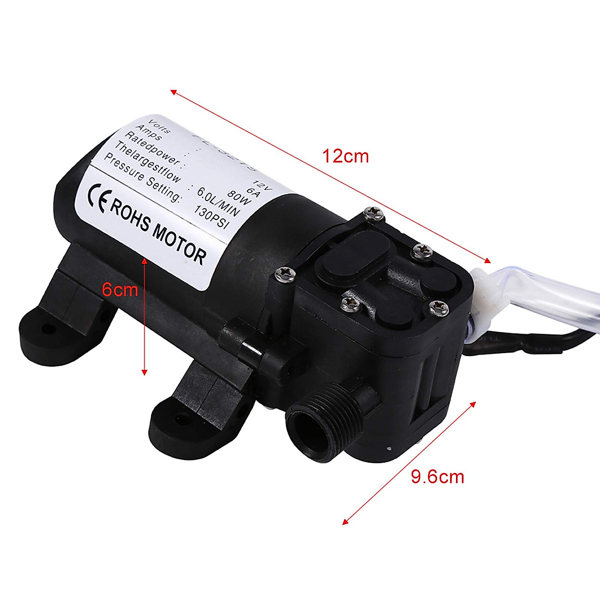 High Pressure Electric Car Washer Cleaning Machine Water Pump Trigger Spray Gun Washing Kit 12V