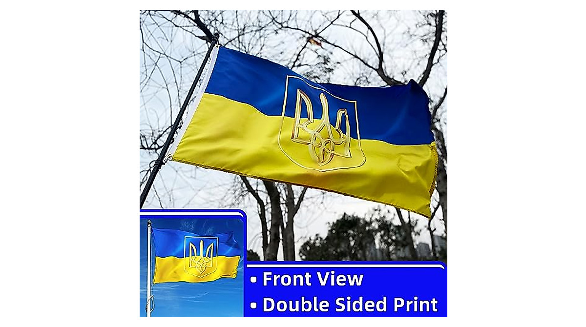 Ukraine Flag 3x5 Ft & Garden Flags - Fade Resistant Outdoor Decor