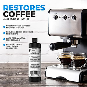 CAFE DE NEW YORK Coffee Machine Descaler I 4 Uses, 16 oz I Oder Free I Compatible with most coffee & espresso machine