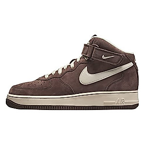 Nike Mens AIR Force 1 MID '07 QS DM0107 200 - Size 10.5 Chocolate/Cream