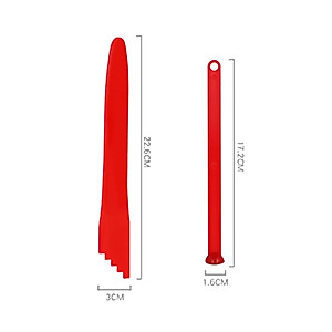 Aifeier ET Canning Tools Kit includes 1pcs Bubble Popper Bubble Remover and 1pcs Jar Lid Lifter Magnetic Lid Lifter (Red)