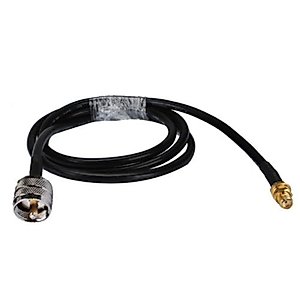 DHT Electronics Handheld to SO-239 Cable SMA female to UHF PL-259 connector 20 INCHES