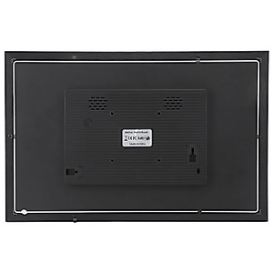 Electric Album, 100‑240 V, Auto Photo Rotation, 15.6 in. Electric Photo Frame Wooden Frame for Home (US Plug)