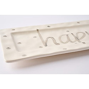 Mud Pie Happy Hostess Platter, 2 Piece Set