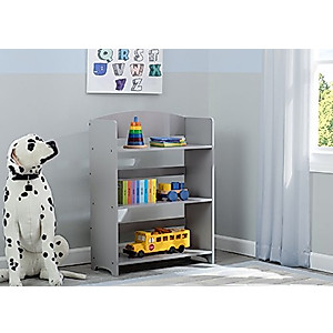Delta Children MySize Bookshelf - Greenguard Gold Certified, Grey