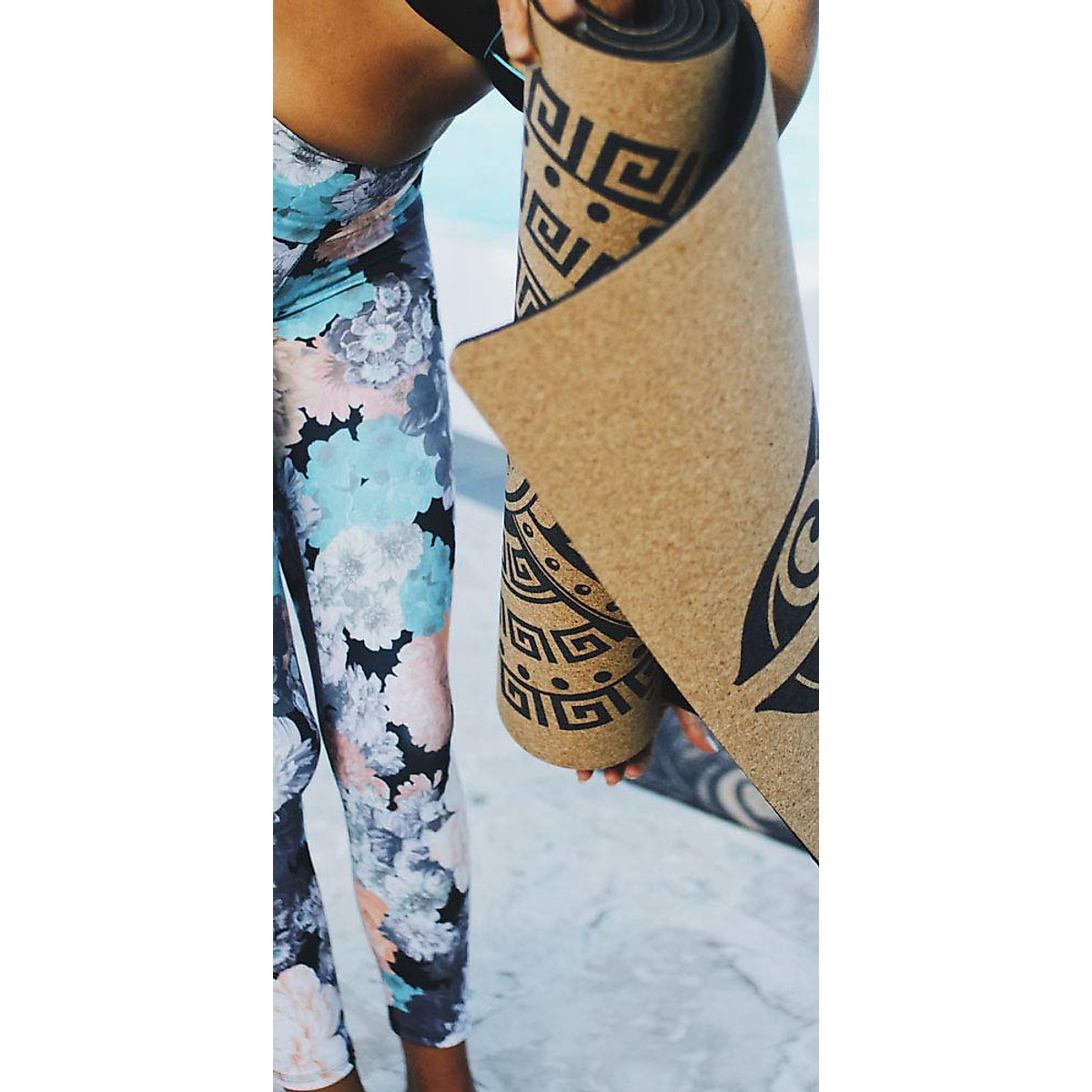 2nd Wind - Stingray - Cork Yoga Mat