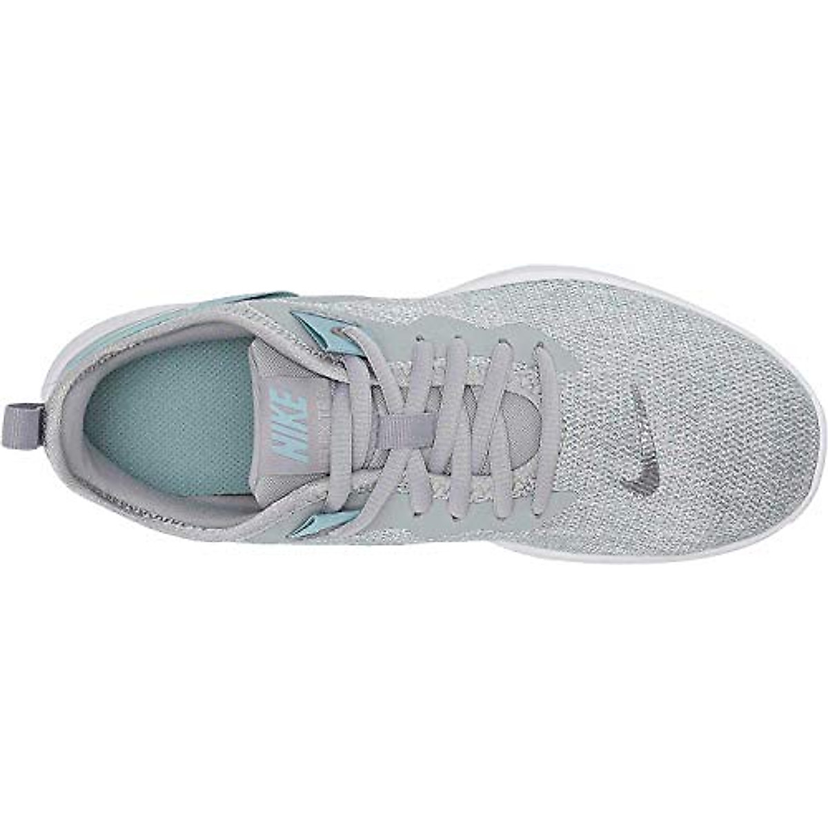 Nike Women's Flex Trainer 9 Cross, Wolf Grey/Pure Platinum-Ocean Cube-White, 8.5 Regular US