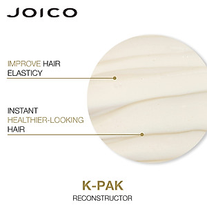 Joico K-PAK Reconstructor Deep-Penetrating Treatment | For Damaged Hair | Repair & Strengthen Strands | Rebuild & Fortify Damaged Hair | Improve Elasticity | With Keratin & Arginine | 5.1 Fl Oz