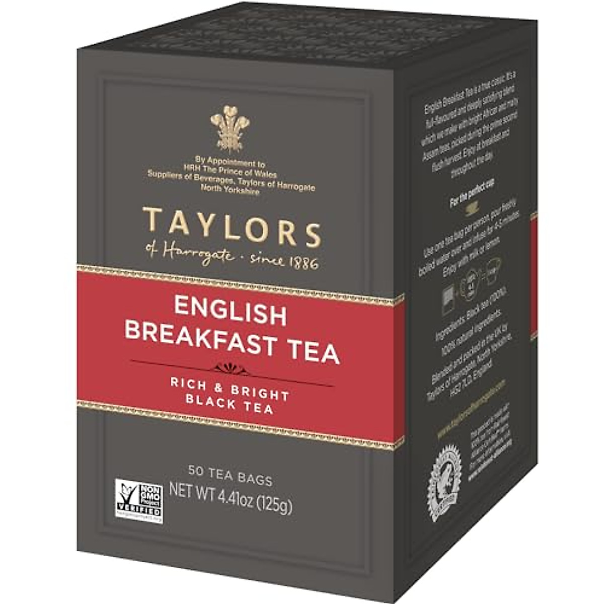 Taylors of Harrogate English Breakfast, 50 Teabags