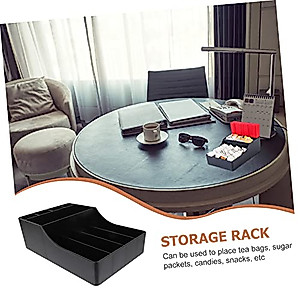 Didiseaon Classification Storage Box Snack containers Locker Organizer bandejas para comida Plastic Coffee Condiment Holder Tea Bags Storage Cabinet Accessory Tray Tea Bag Holder teahouse