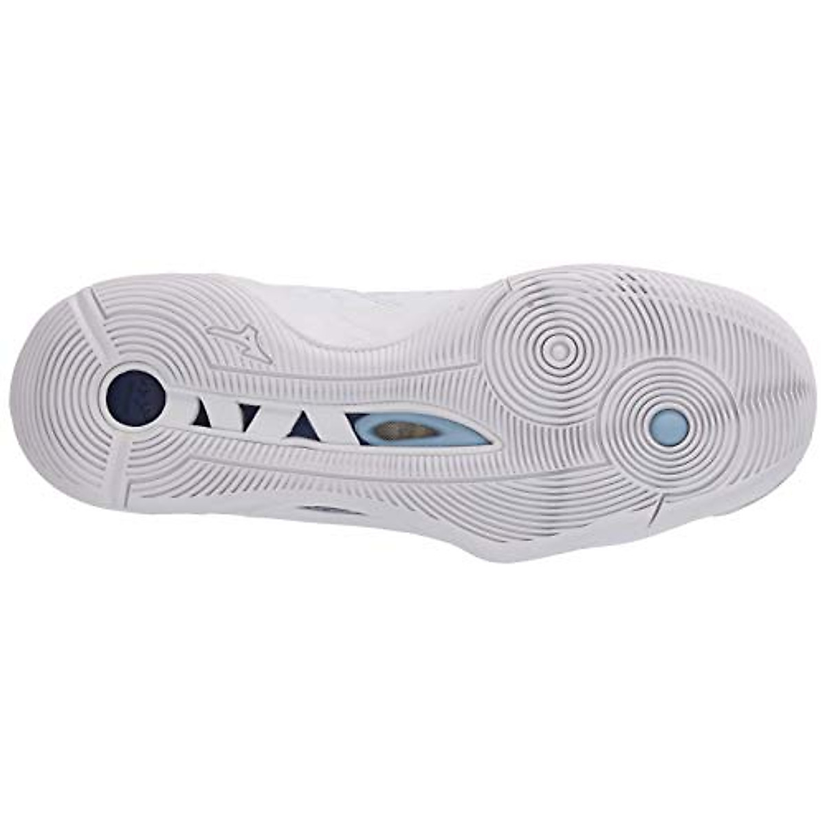 Mizuno 430260.0051.16.1150 Wave Momentum Women's Volleyball Shoe White-Navy (0051) 11 1/2 (1150)
