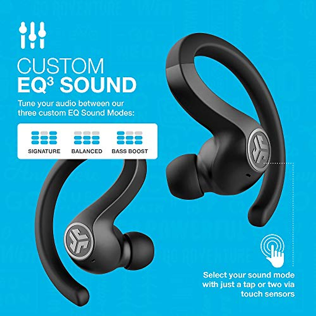 JLab JBuds Air Sport Wireless Earbuds - Sweatproof & Secure Fit