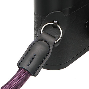 HITHUT Quick Release Camera Hand Strap Wrist Strap for SLR DSLR Digital Mirrorless Cameras Adjustable Purple