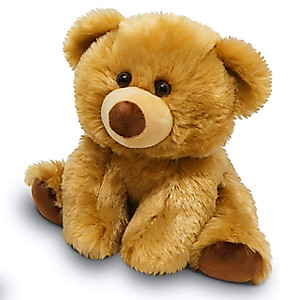 Fluffuns Teddy Bears - 9" - Cute Stuffed Animal in 3 Colors - 3-Pack of Stuffed Bears: Brown, Golden, White Teddy Bear- Plush Toy - Great Gift for Baby Girl, Boy, Kid and More!