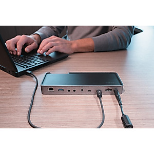 Kensington SD5200T Thunderbolt 3 Docking Station - 85W PD - Dual Monitor 4k for Mac and PC (K38300NA)
