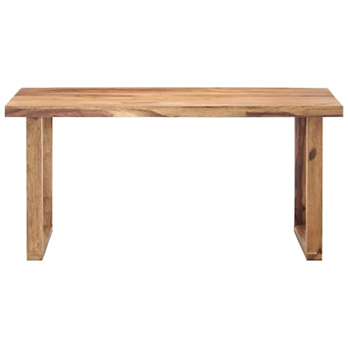 QJBSAVVA Dining Table 63"x31.5"x29.9" Solid Sheesham Wood,Round bar Table KitchenTable CocktailTable High Table Suitable for Living Room, Kitchen, Backyard, Wedding