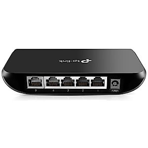 TP-LINK TL-SG1005D 10/100/1000Mbps 5-Port Gigabit Desktop Switch, 10Gbps Capacity(Renewed).