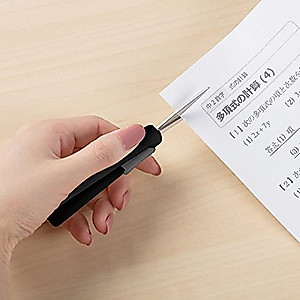 SUN-STAR Stationery STICKYLE Scissors (Compact) Slarino Black S3720004