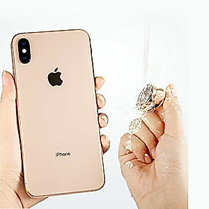 MuZiFei Glitter Bling Bling Phone Ring Holder,2-Pack Heart Crystal Diamond Rhinestone Sparkle Universal 360° Rotation Cell Phone Stent Holder Grip Kickstand for Almost All Phones/Cases(Gold)