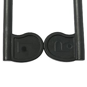 NovelBee Pair Adjustable Locking Foot Braces Pedals Foot Pegs for Kayak Boat Direction Control (Left and Right)