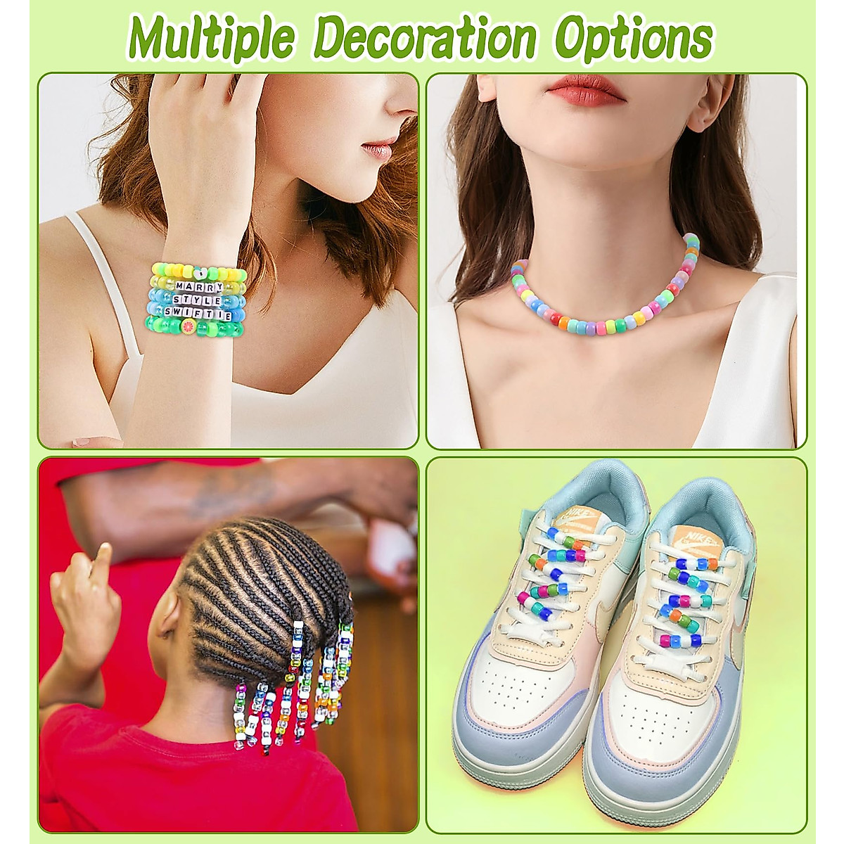 Wutubug 3000Pcs 56 Colors Pony Beads for Bracelet Making Kit, Rainbow Kandi Beads Friendship Bracelet Kit with 910pcs A-Z Letter Beads, DIY Jewelry Making Beads Craft for Adults