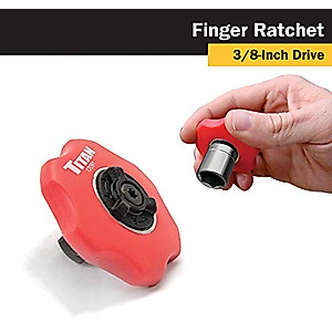 Titan 12091 3/8-Inch Drive 72-Tooth Finger Ratchet