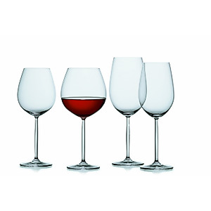 Schott Zwiesel Tritan Crystal Glass Diva Stemware Collection Claret Burgundy Red Wine Glass, 28.4-Ounce, Set of 6