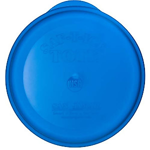 San Jamar-SI6500 Saf-T-Ice Commercial Ice Tote Snap-Tight Lid - Blue, 1 Count (Pack of 1)