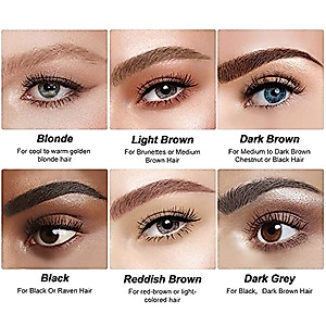 iMethod Eyebrow Pen - Upgrade Eyebrow TattooPen, Eyebrow Makeup, Long Lasting, Waterproof and Smudge-proof, Dark Brown