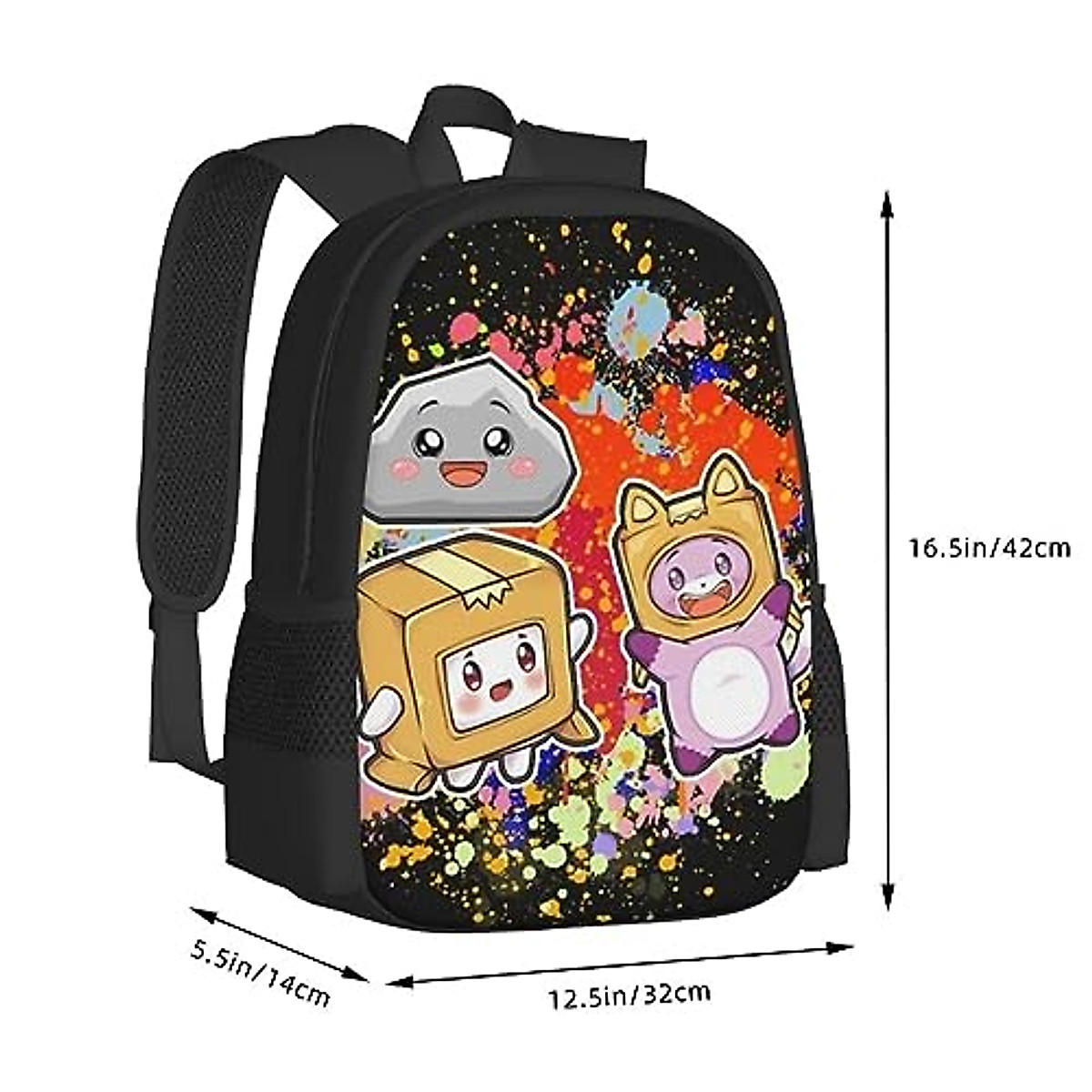 Cartoon Backpack Cute Cartoon Backpack Cute Foxy Backpack Lightweight Travel Laptop Backpack Cartoon Game Fan Gift