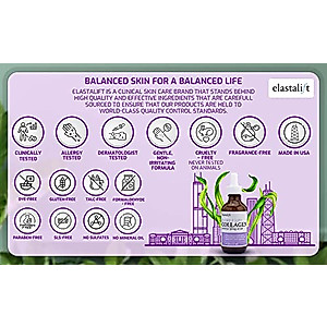 Elastalift Collagen Facial Serum Lifting, Plumping, & Firming Collagen Serum For Face Improves Elasticity, Evens Skin Tone, Plumps, & Lifts Sagging Skin, Non-Greasy Wrinkle Serum (1.75 Fl Oz)