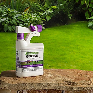 Liquid Fence Goose Repellent, 1-Quart Hose End Sprayer, Pack of 1, Brown