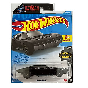 Hot Wheels 2021 - Batmobile - 181/250 [Glossy Black] - Batman 4/5-1st Appearance
