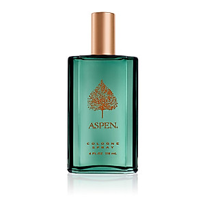 Aspen Cologne Spray, Vegan Formula, Cologne Spray, Woody Spicy Scent, 118 ml (4oz)