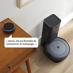 iRobot Roomba i4+ EVO (4552) Robot Vacuum with Automatic Dirt Disposal - Empties Itself for up to 60 Days, Wi-Fi Connected Mapping, Compatible with Alexa, Ideal for Pet Hair, Carpets